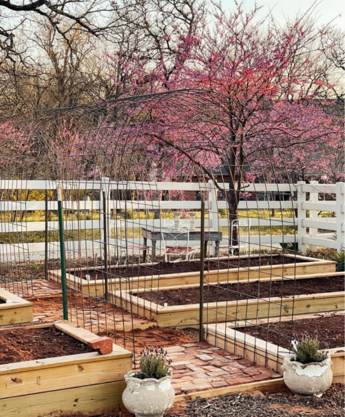 How to Build Simple Garden Trellises between Raised Beds - Penny ...